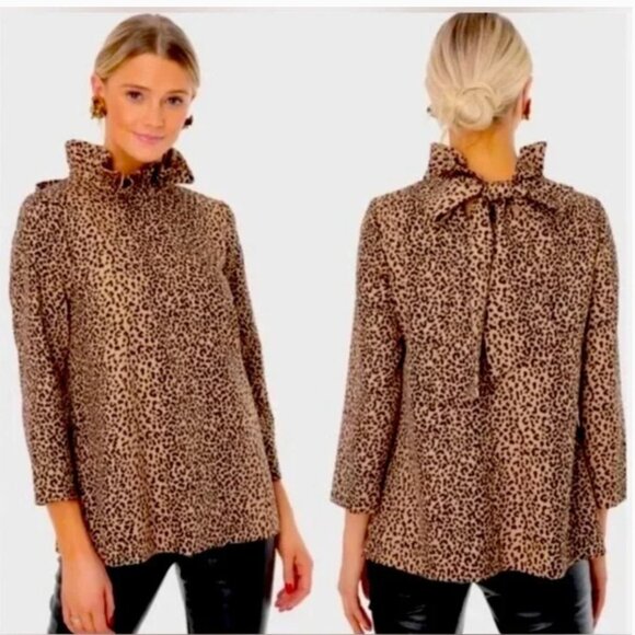 Tuckernuck | Tops | Tuckernuck Faye Leopard Print Blouse | Poshmark
